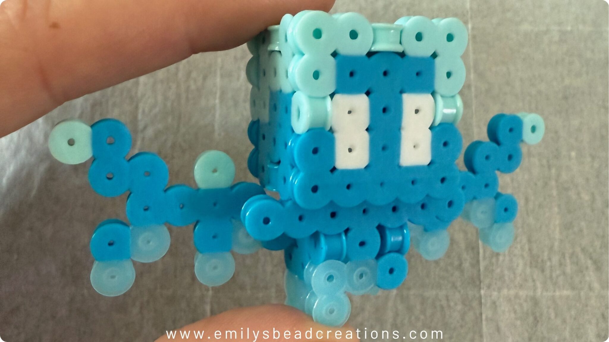 3D Minecraft Allay Perler Bead Pattern + Video! - Emily's Bead Creations