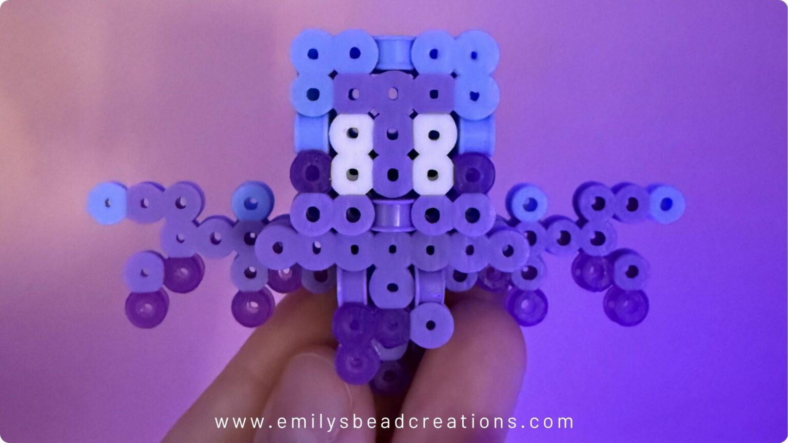 3D Minecraft Allay Perler Bead Pattern + Video! - Emily's Bead Creations
