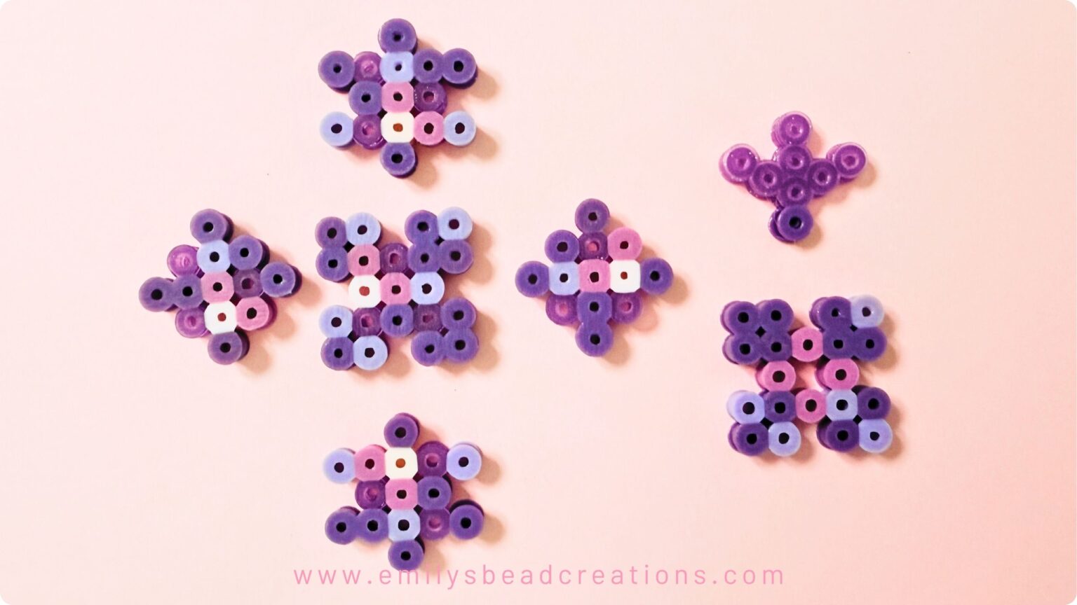 3D Minecraft Amethyst Block Perler Bead Pattern – Emily's Bead Creations