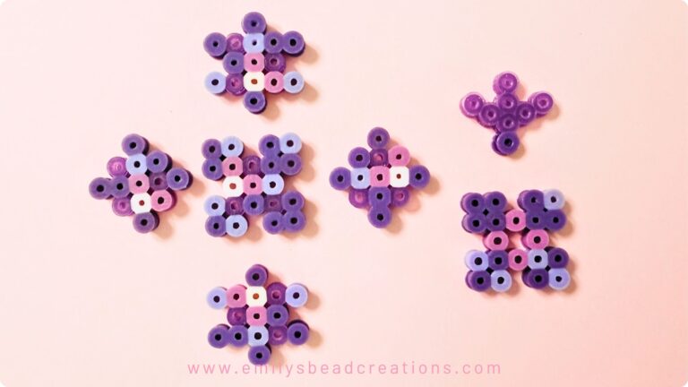 3D Minecraft Amethyst Block Perler Bead Pattern – Emily's Bead Creations