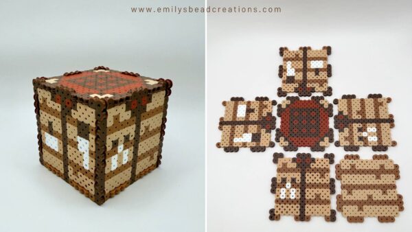 3D Minecraft Allay Perler Bead Pattern + Video! - Emily's Bead Creations