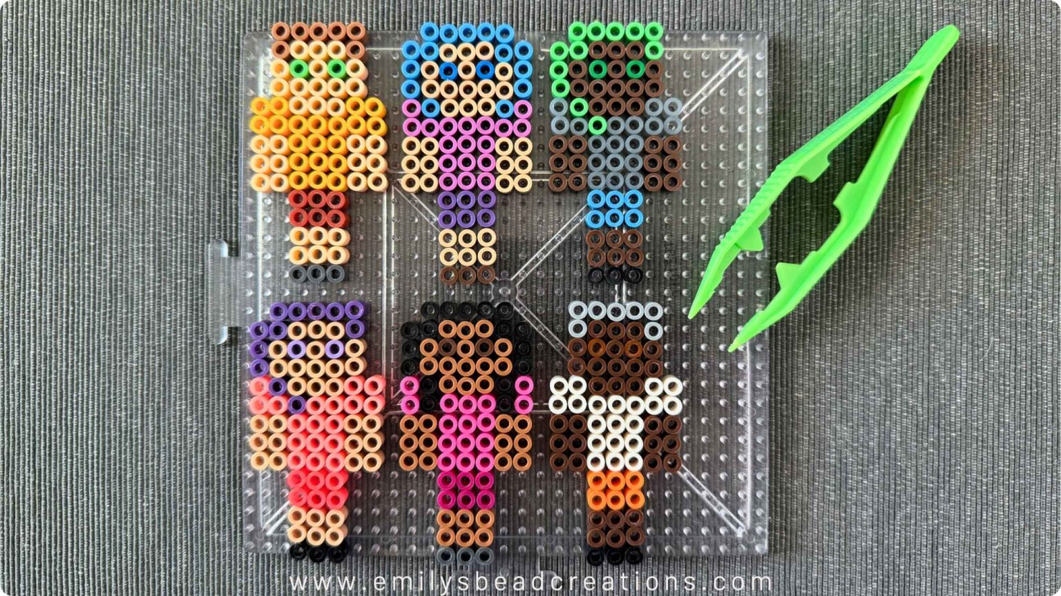 Minecraft Player Avatar Perler Bead Pattern - Emily's Bead Creations